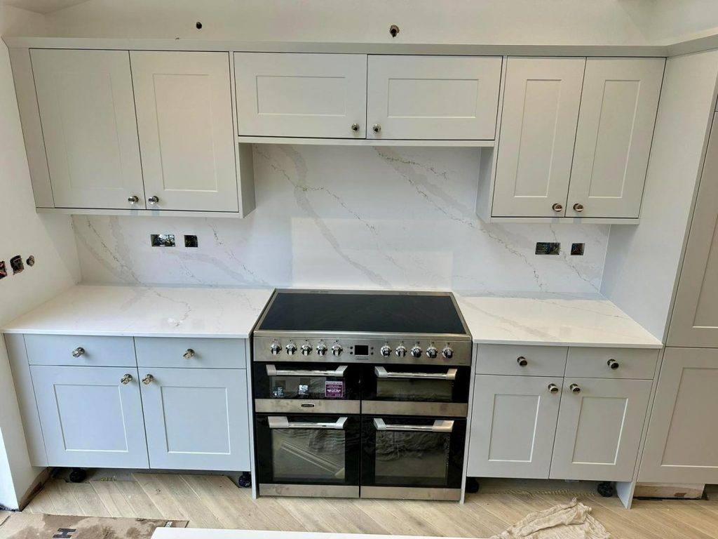 Tuscany Quartz Worktops Install in Doncaster - PD Granite